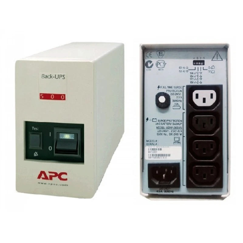 BK500MI APC New 500VA/300W, Tower, 230V Back-UPS In Stock